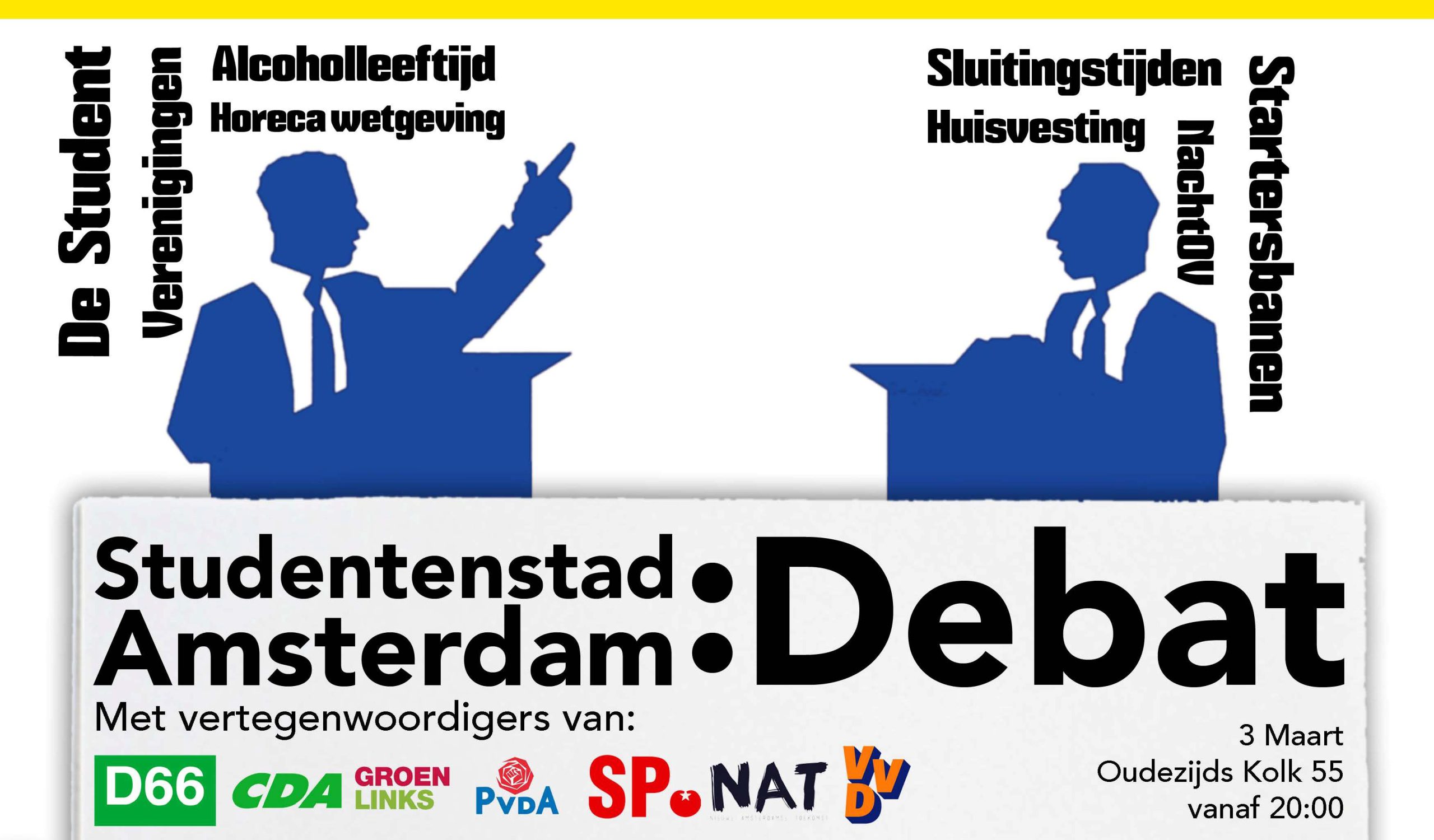 Studenten in debat over gemeenteraad - Advalvas